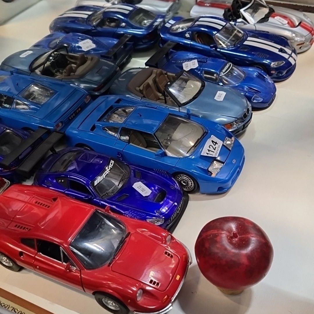 Orazio de Ferrari | Seven super scale diecast model cars, featuring ...