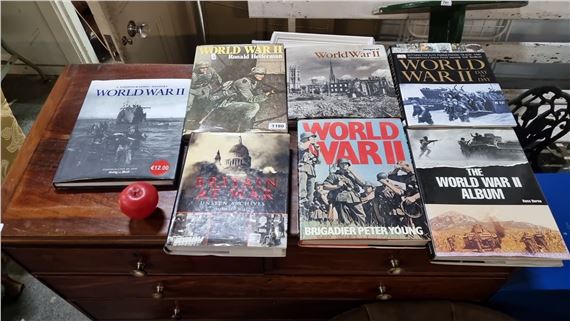Peter Young | Lot of eight World War II history books, including works ...