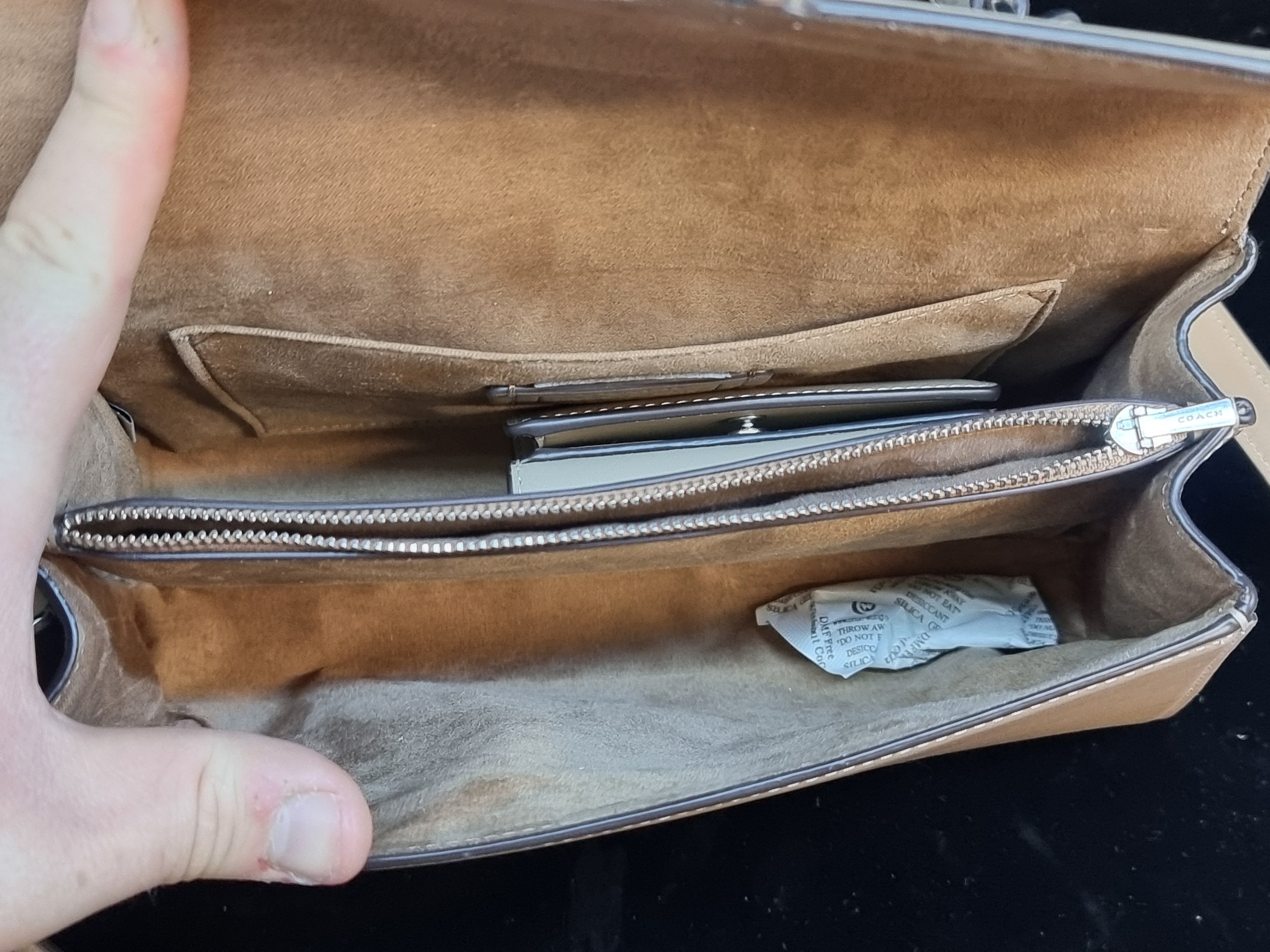 Designer | A gorgeous designer Coach Eliza top handle / shoulder bag in ...