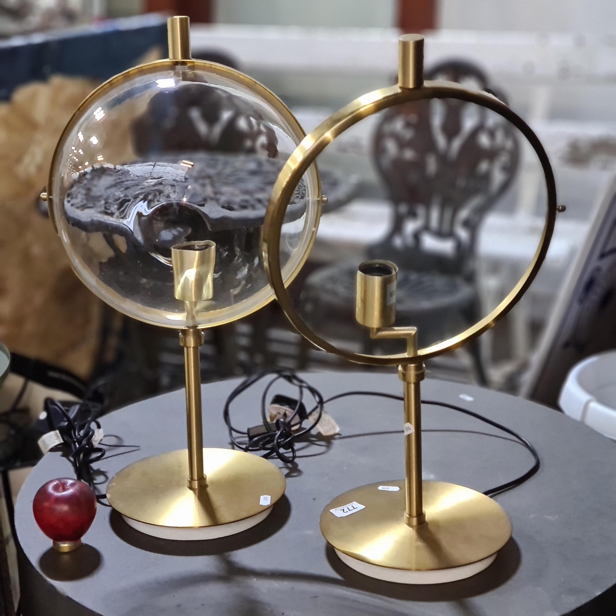 Designer | A fabulous pair of sleek and stylish designer table lamps ...