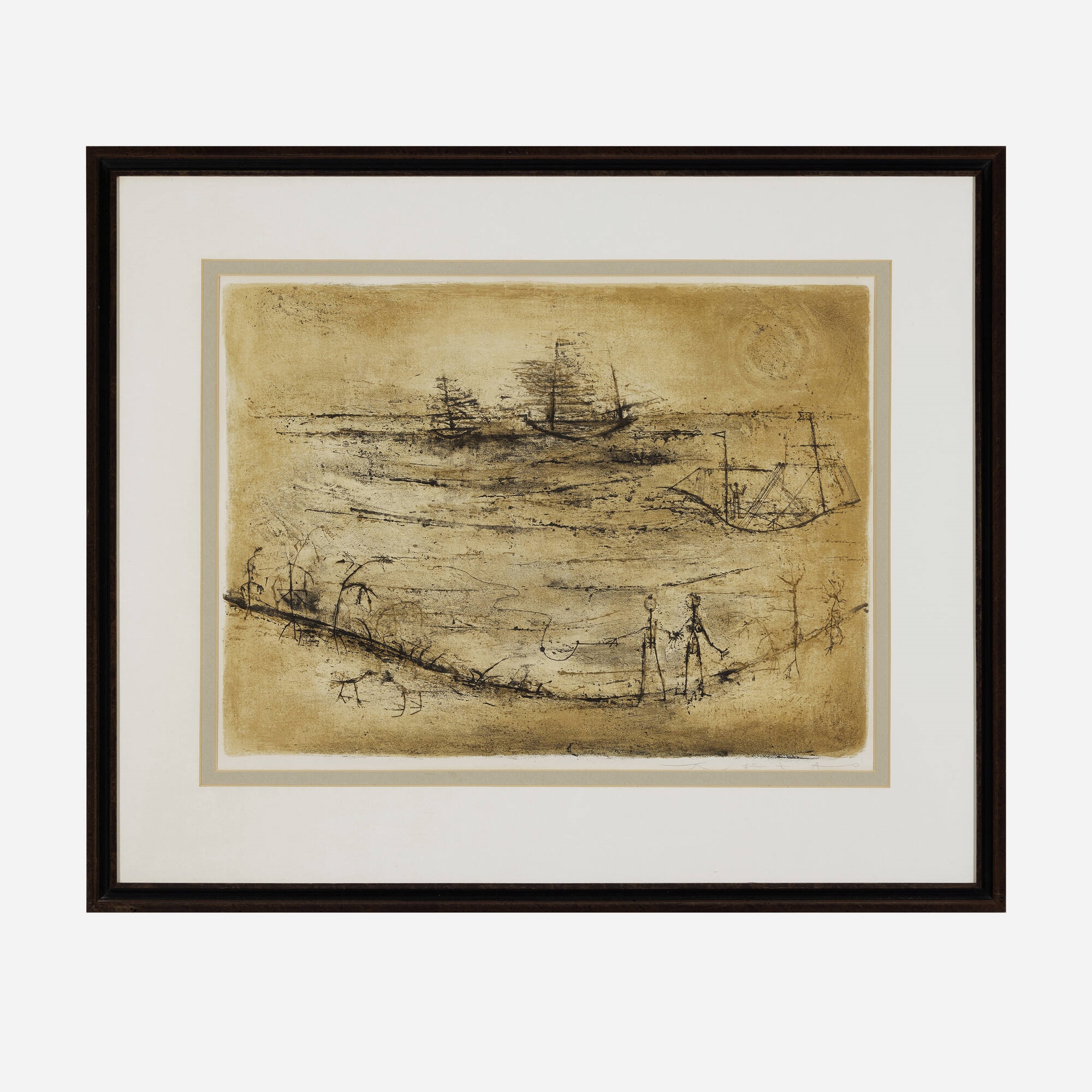 Zao Wou-Ki | Marine (1952) | MutualArt