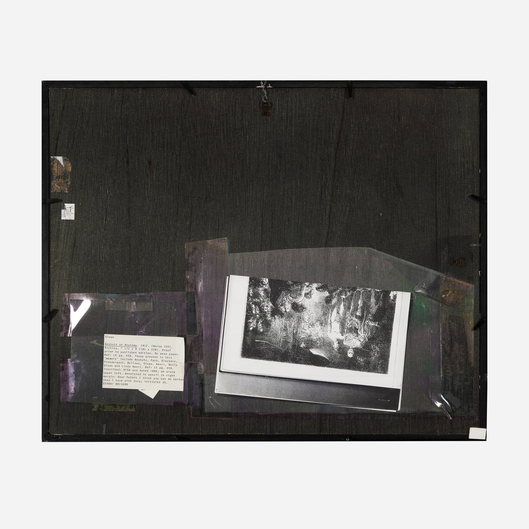 John Sloan | Anshutz on Anatomy (1912) | MutualArt