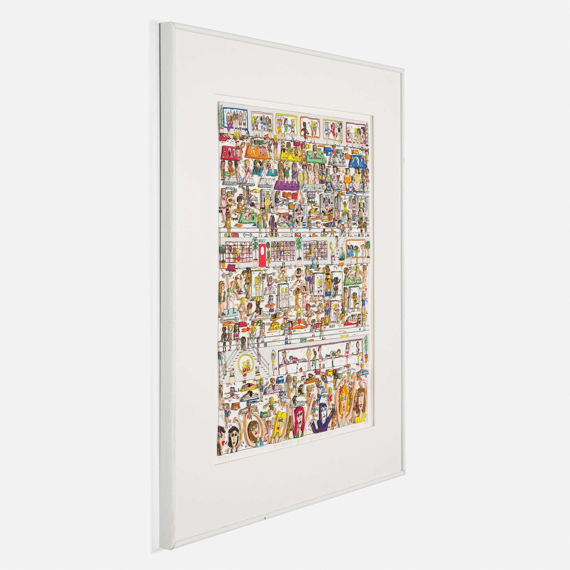 James Rizzi | Women Who Work Out (1989) | MutualArt