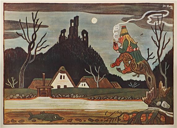 Josef Lada | Winter (1944) | MutualArt