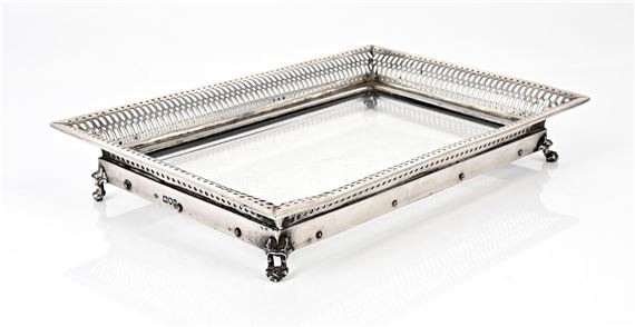 William Comyns | Victorian silver and bevelled glass perfume bottle ...