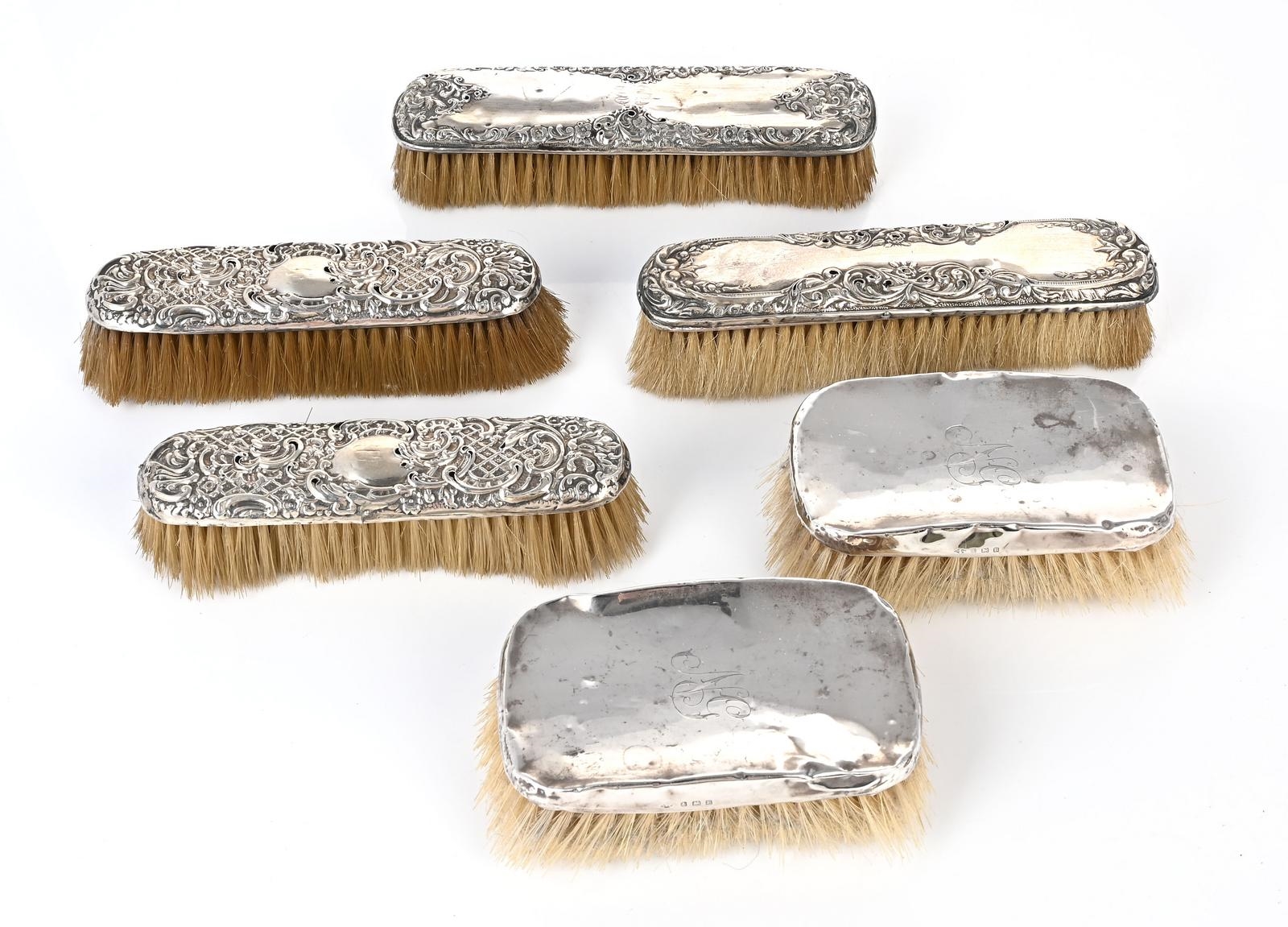 Silver | Collection of eleven silver dressing table items comprising ...