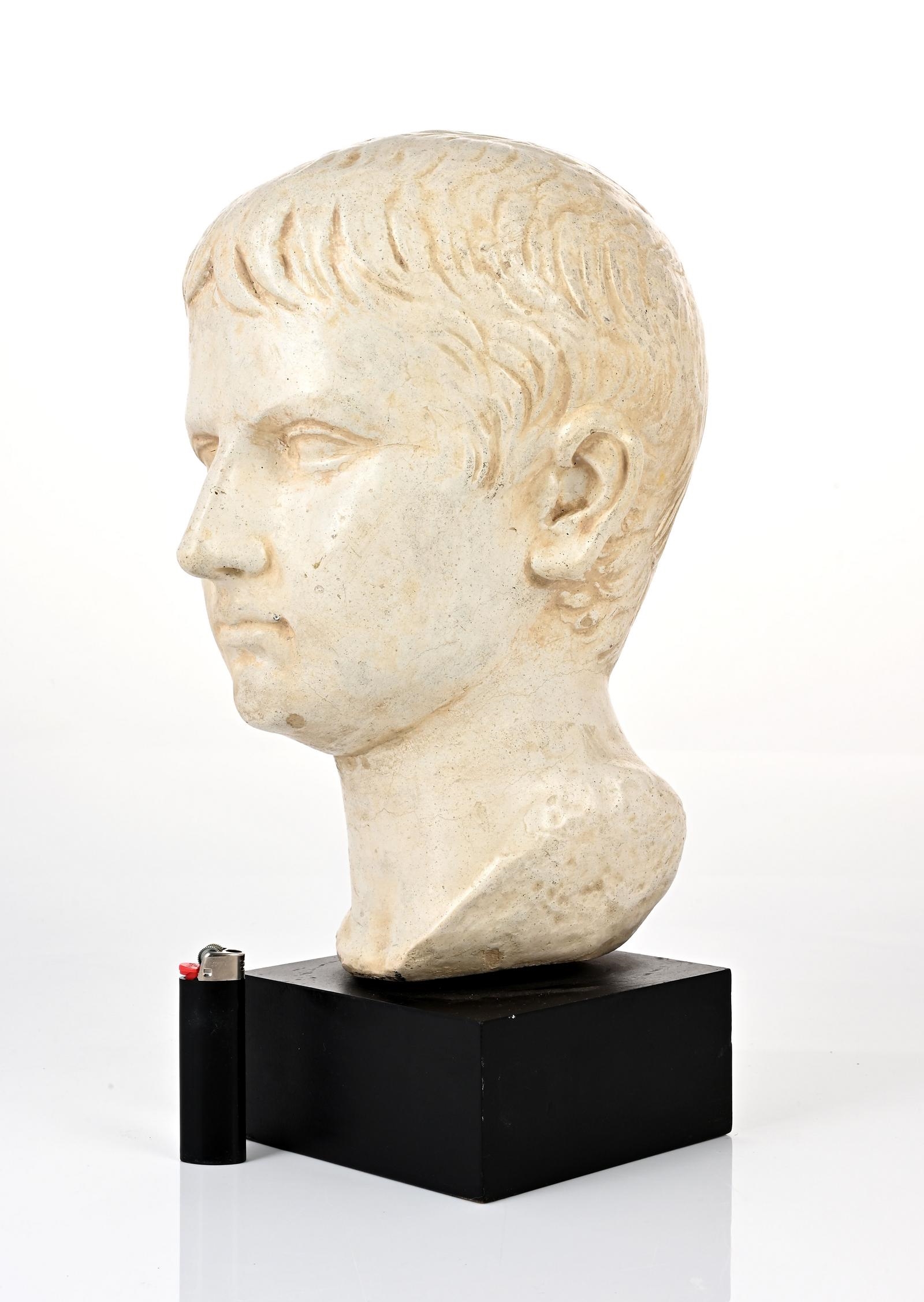 Copyright | Bust of Augustus Ceaser, 1950s, the plaster museum style ...