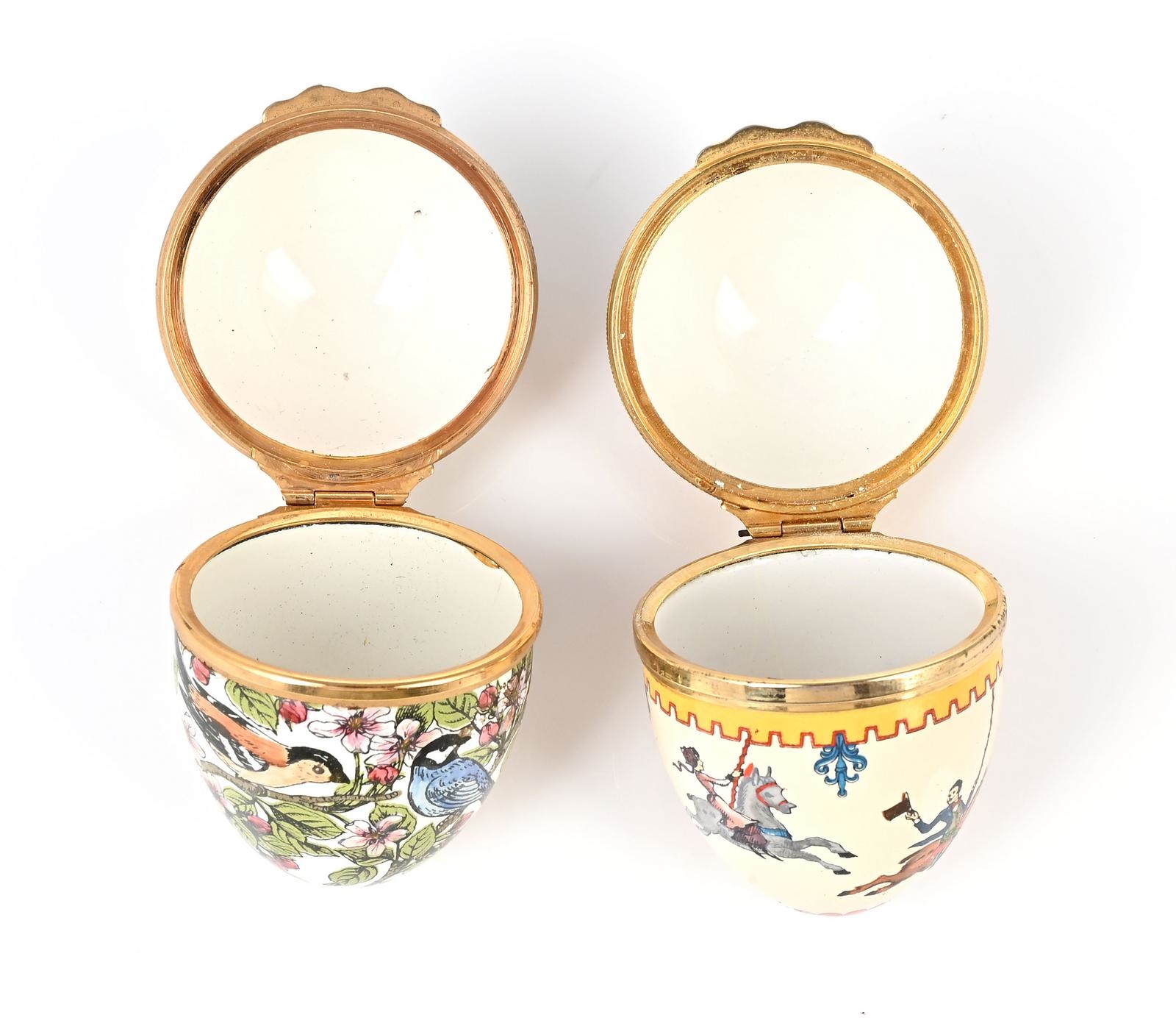 Thomas Goode | Collection of five enamel trinket boxes, c. 1980s (Circa ...