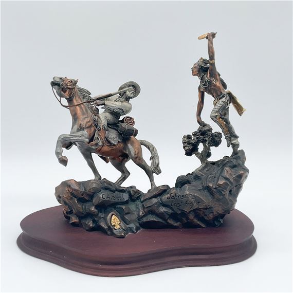 Johnson | Legends Mixed Media Sculpture, Johnson's Last Fight (1991 ...