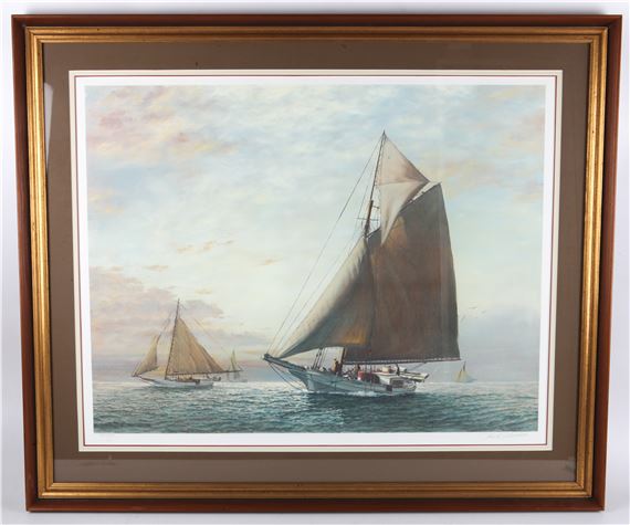 Frank Nicolette | FRANK NICOLETTE SAILING SHIP PRINT | MutualArt