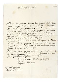 Alberto | Lettera autografa firmata (1832) | MutualArt
