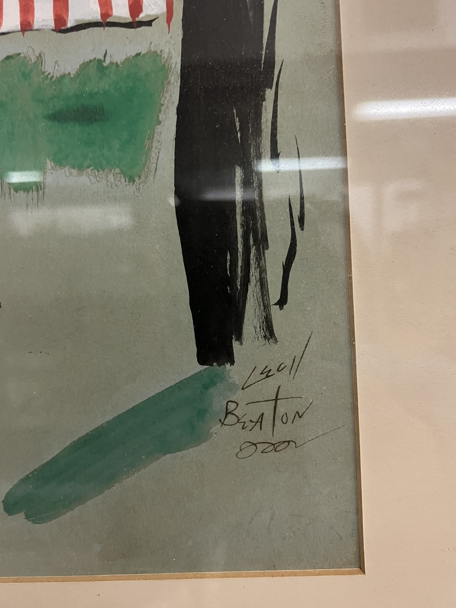 Cecil Beaton | Couple taking a stroll; artist signed bottom right ...