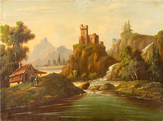 Johann Wilhelm Jankowski | Landscape in the Alps | MutualArt