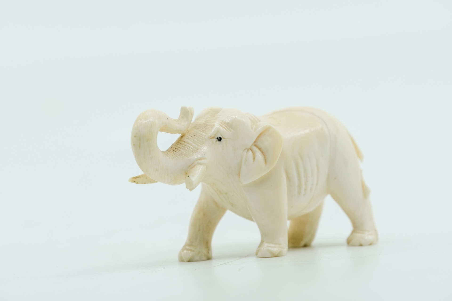 Ivory | ANTIQUE PRE-BAN IVORY CARVED MINIATURE ANIMALS | MutualArt