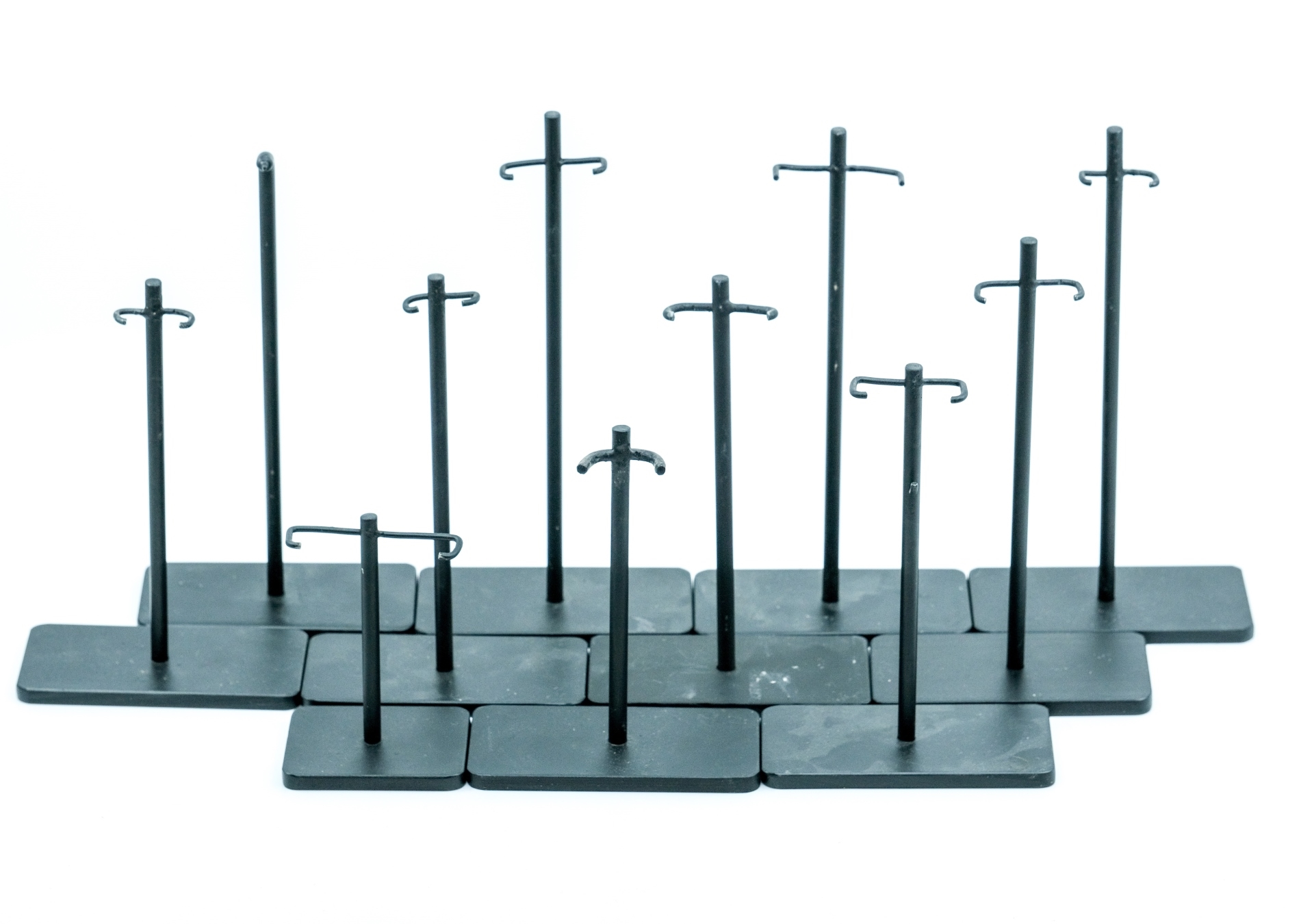 Black | CUSTOM BLACK METAL DISPLAY STANDS | MutualArt