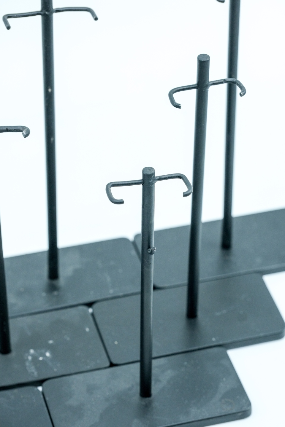 Black | CUSTOM BLACK METAL DISPLAY STANDS | MutualArt