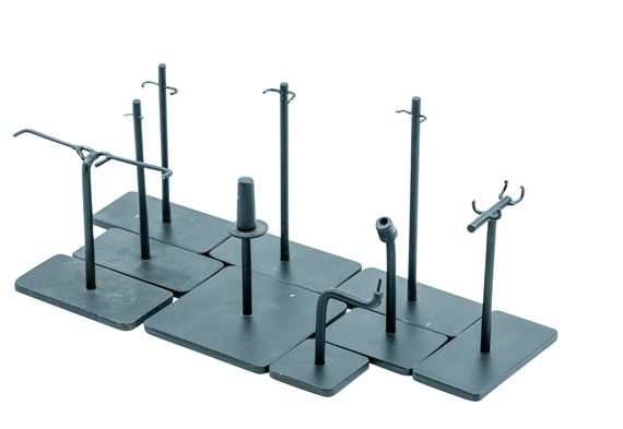 Black | CUSTOM BLACK METAL DISPLAY STANDS | MutualArt