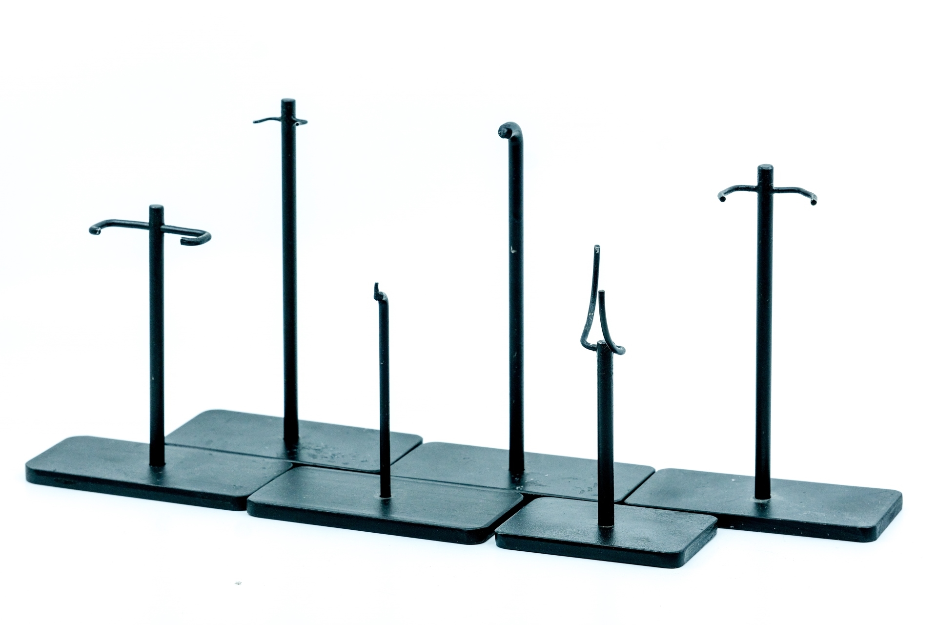 Black | CUSTOM BLACK METAL DISPLAY STANDS | MutualArt