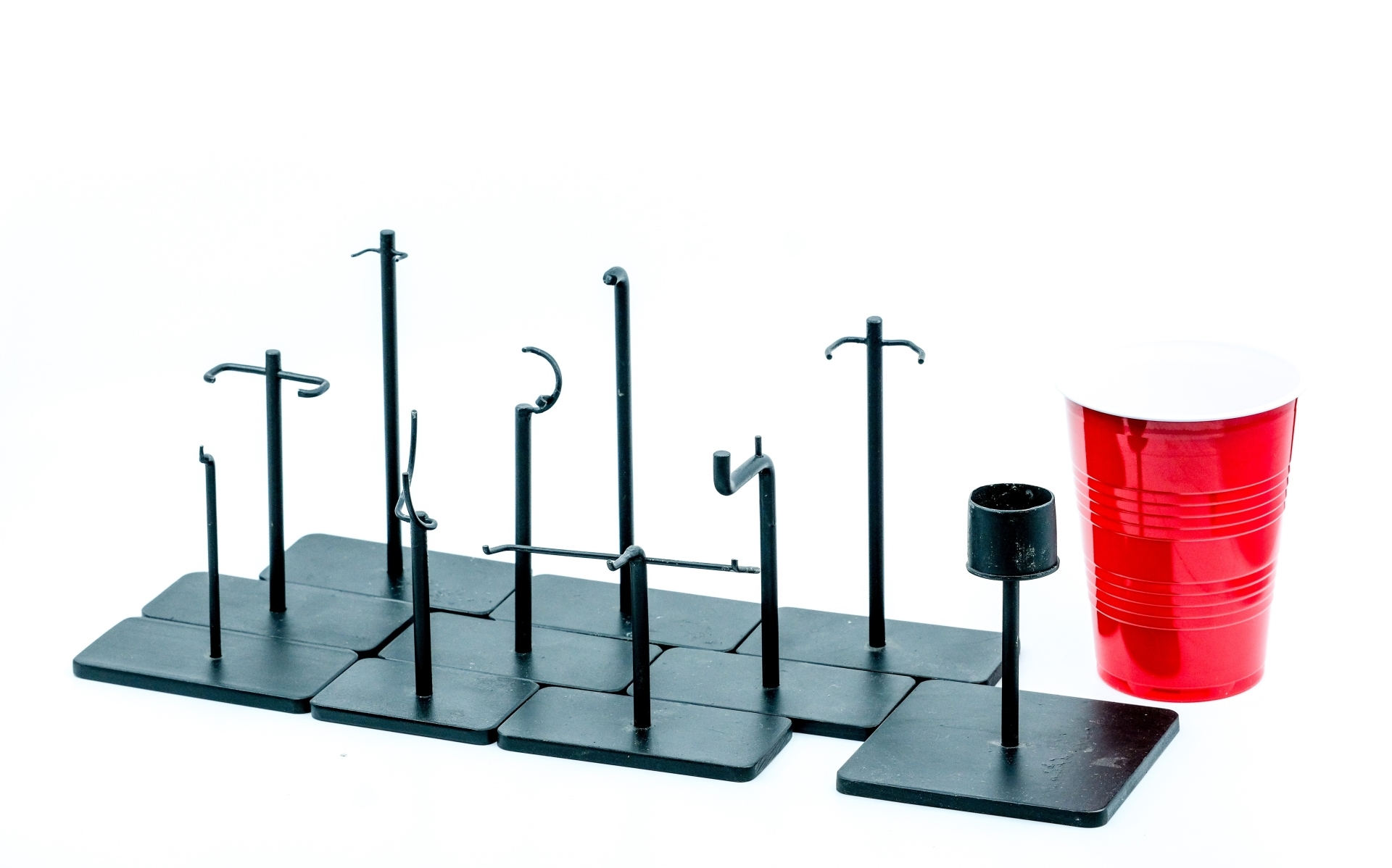 Black | CUSTOM BLACK METAL DISPLAY STANDS | MutualArt