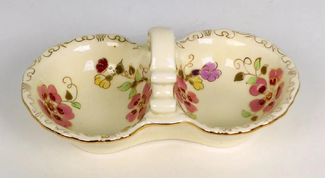 Zsolnay Ceramic Factory | ZSOLNAY PECS DOUBLE SIDED PORCELAIN TRAY DISH ...