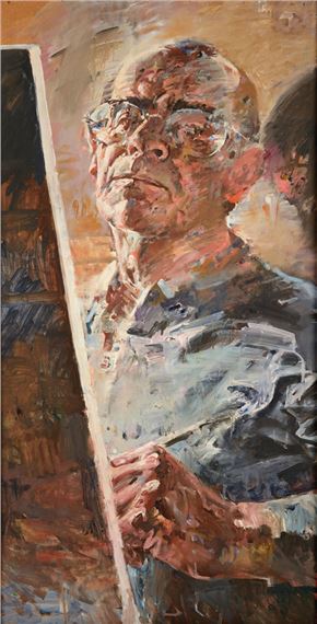 Willi Sitte | Self-portrait (Circa 1990) | MutualArt