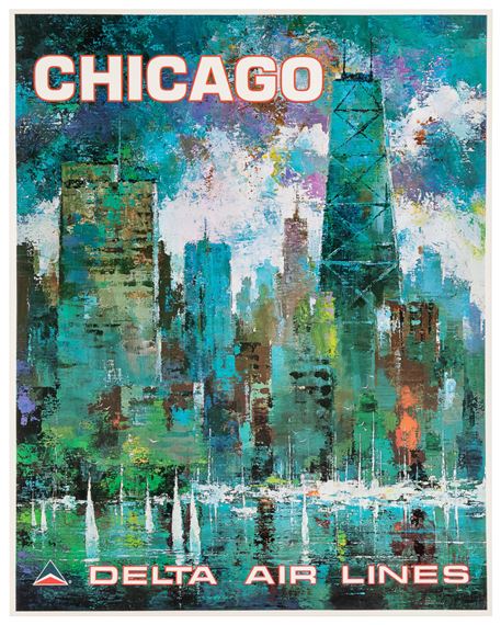 Jack Laycox | Chicago / Delta Air Lines (1970s) | MutualArt