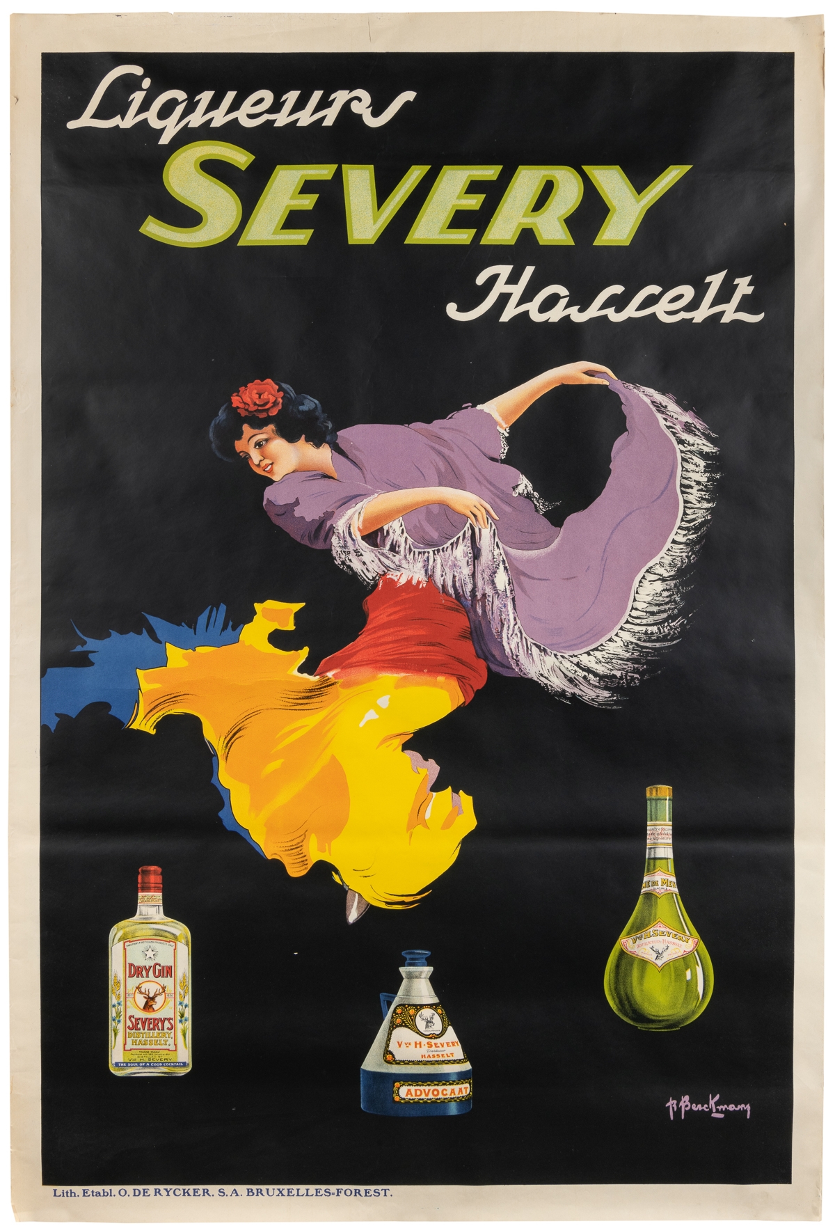 Roger Berckmans | Liqueurs Severy Hasselt (Circa 1920s) | MutualArt