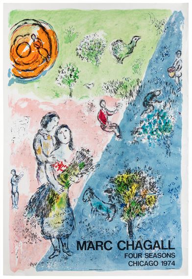 Marc Chagall | Marc Chagall / Four Seasons Chicago 1974 (1974) | MutualArt