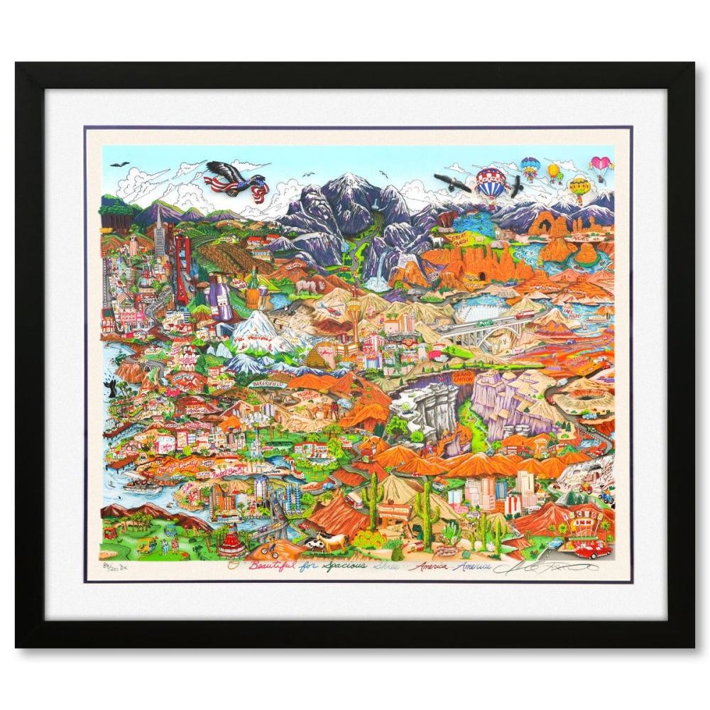 Charles Fazzino | Charles Fazzino- 3D Construction Silkscreen Serigraph ...