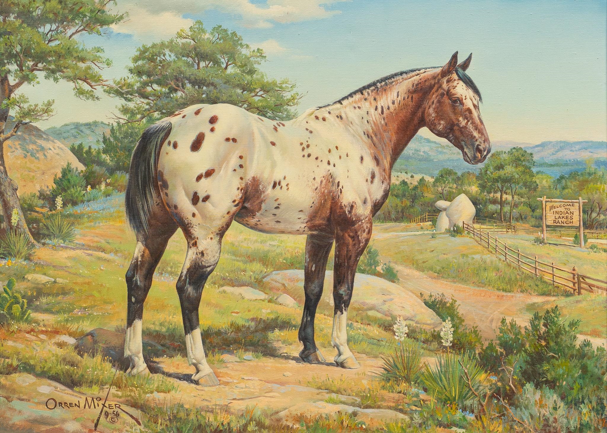 Orren Mixer | Texas Champion Kaw Liga (1956) | MutualArt