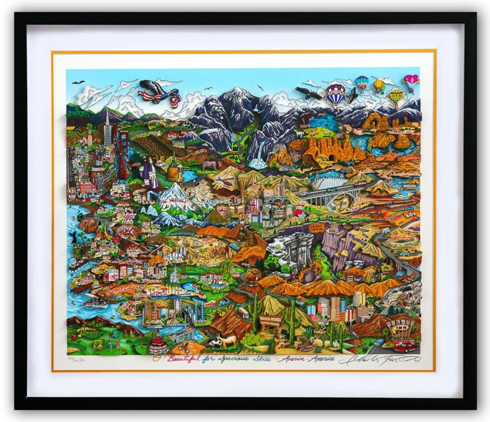 Charles Fazzino | Charles Fazzino- 3D Construction Silkscreen Serigraph ...