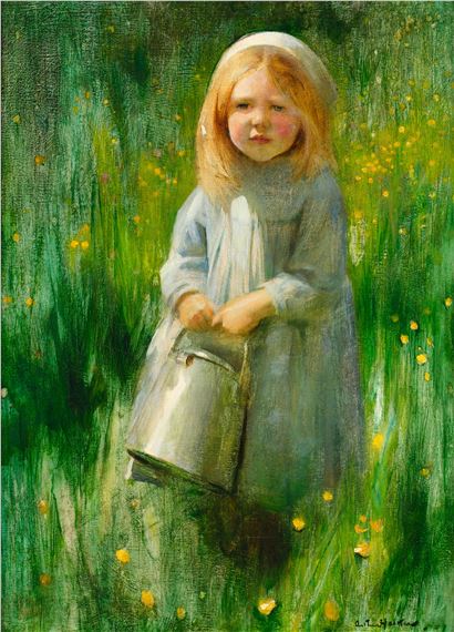 Arthur Hacker | The Little Mother | MutualArt