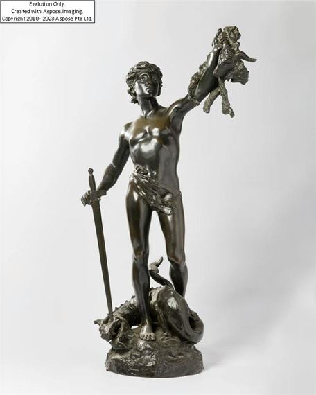 Alfred Désiré Lanson | A French bronze model of Jason and the Golden ...