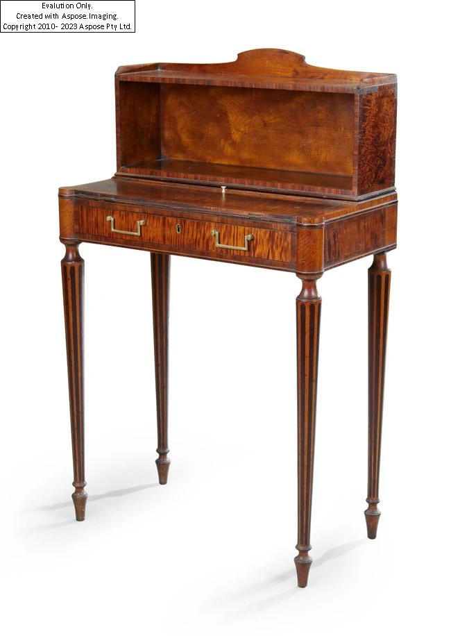 George | the open superstructure above hinged flap (18th Century ...