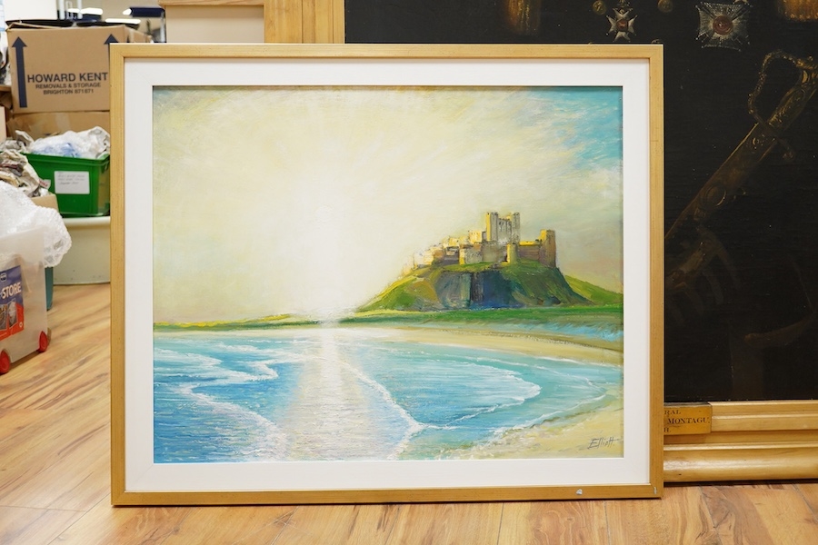 Robin Alexander Elliott | ‘Sun-up at Bamburgh Castle | MutualArt