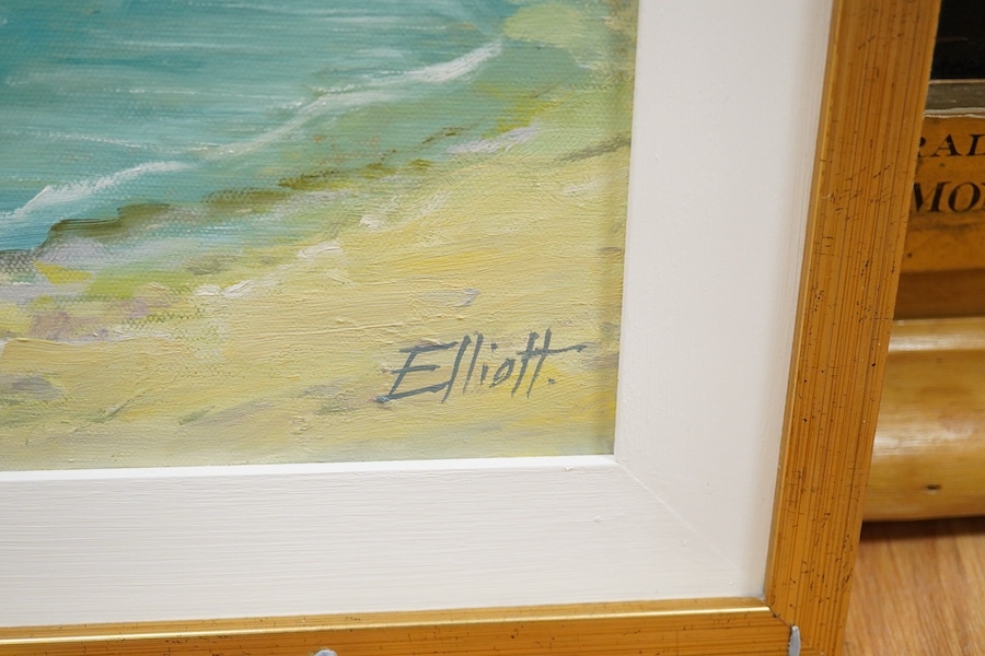 Robin Alexander Elliott | ‘Sun-up at Bamburgh Castle | MutualArt