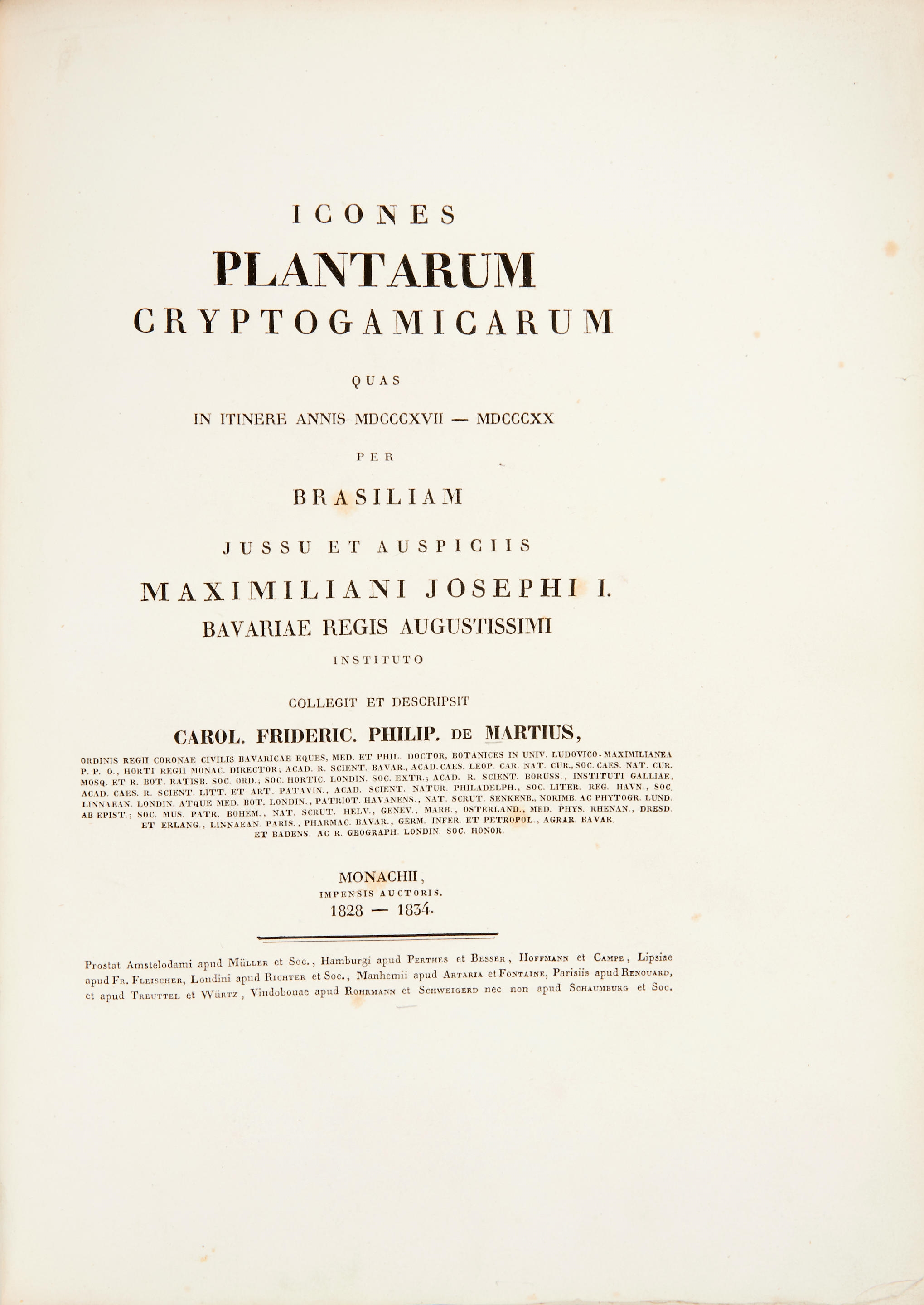 Carl Friedrich Philipp von Martius | Icones selectae plantarum ...