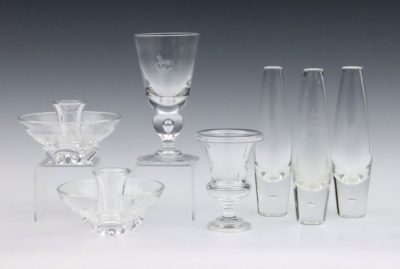 Unknown | 7 pc Steuben Crystal Tableware (20th Century) | MutualArt