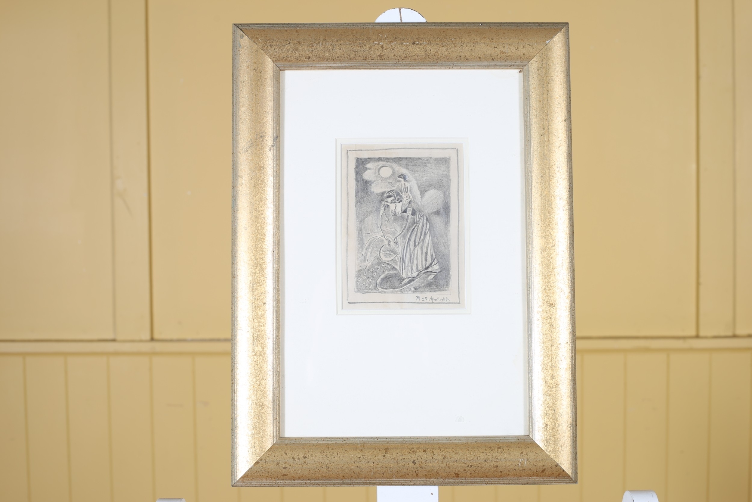 Colin Middleton | COLIN MIDDLETON Abstract Composition A pencil drawing ...