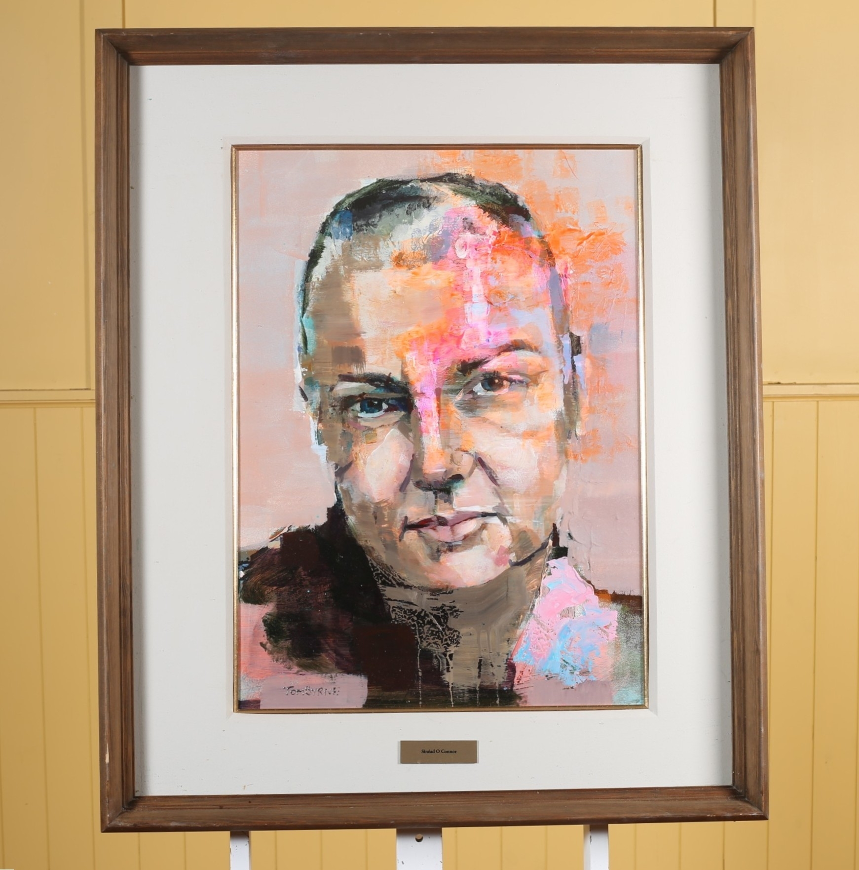 Tom Byrne | Connor Oil on board Signed lower left Inscribed verso ...