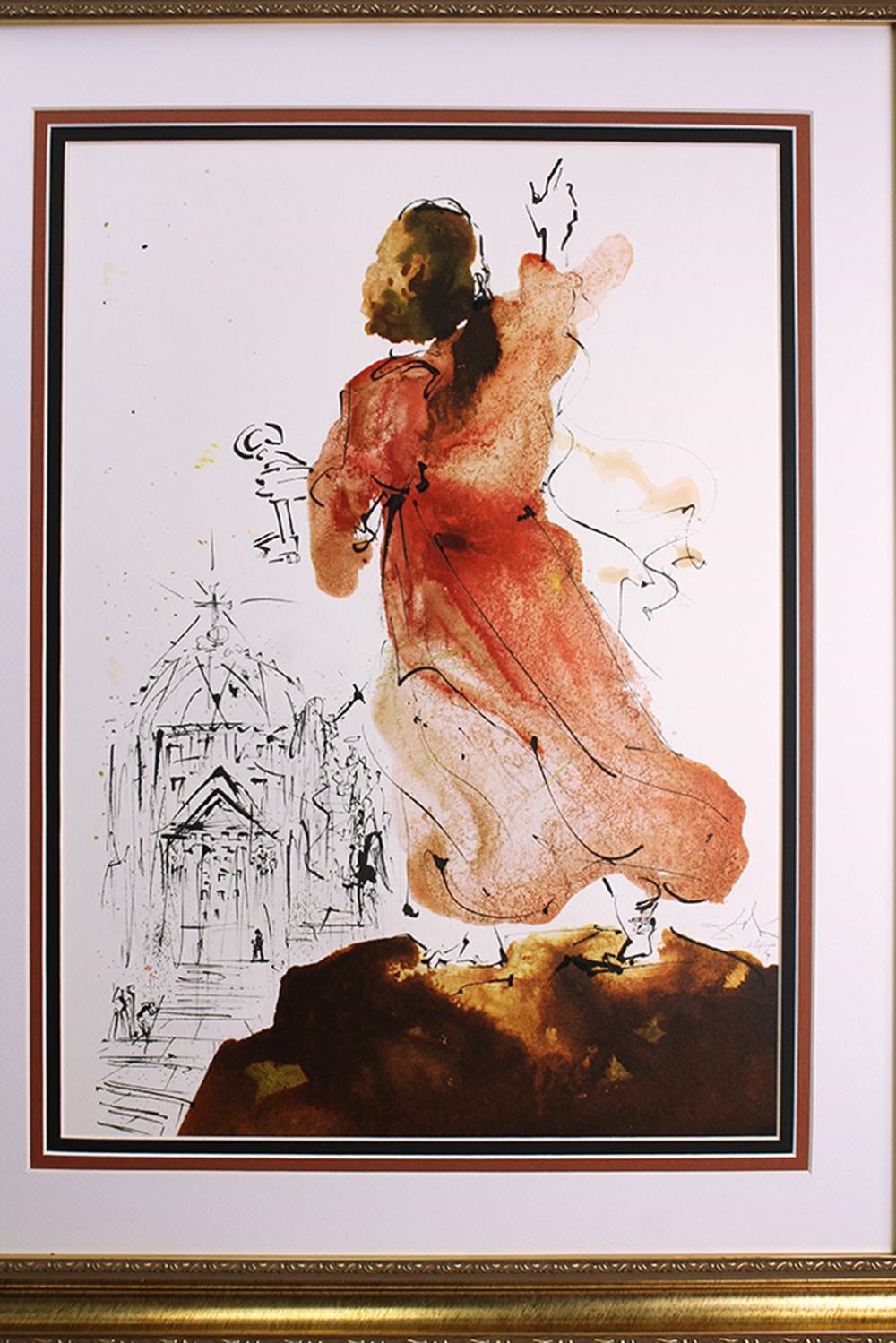 Salvador Dalí | Dali Biblia Sacra 1967 Peter's Confession Framed ...