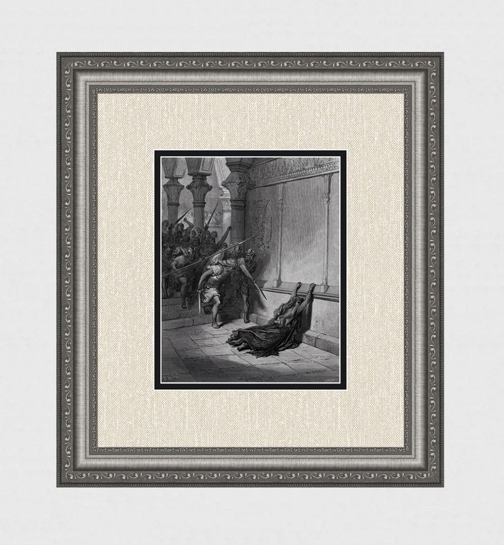 Gustave Doré | Gustave DORE SIGNED 1800s Religious Wood Engraving The ...