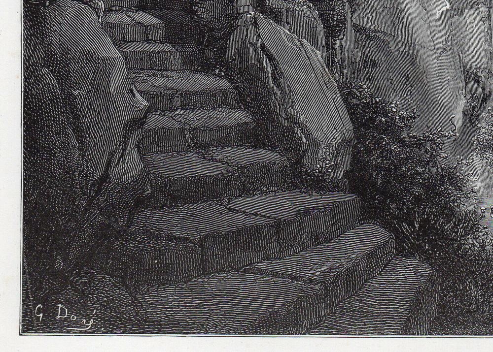 Gustave Doré | Gustave Dore Little Tom Thumb IX 1880 Wood Engraving ...