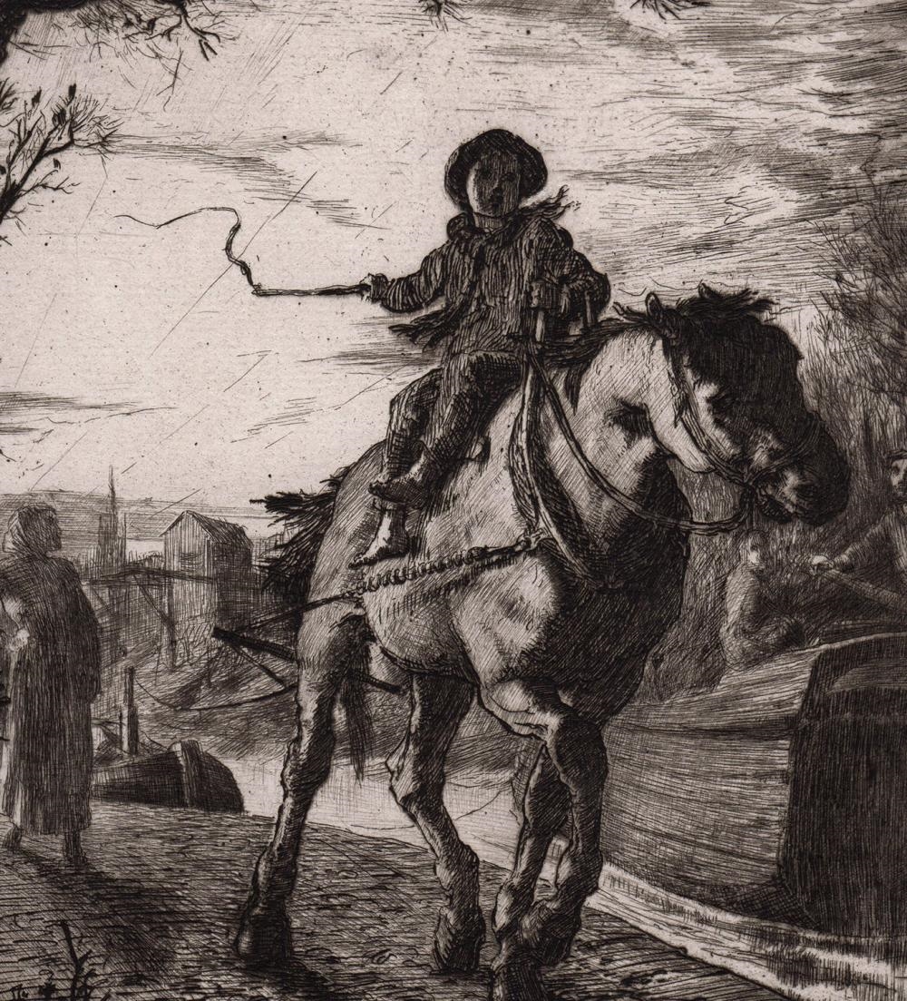 George Percy Jacomb-Hood | On the Bridgewater Canal (1881) | MutualArt