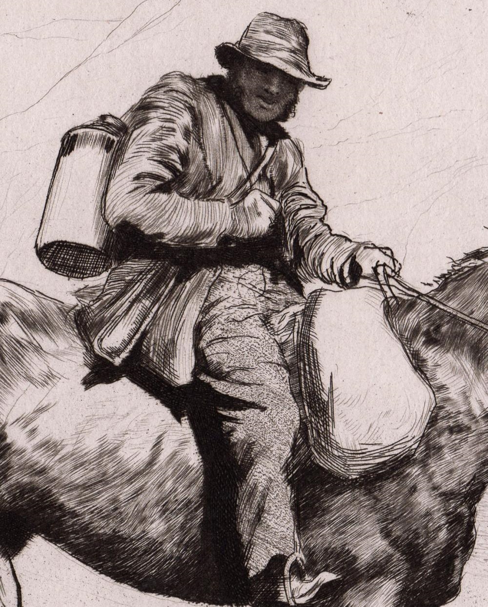 Sir Hubert von Herkomer | The Messenger (1880) | MutualArt