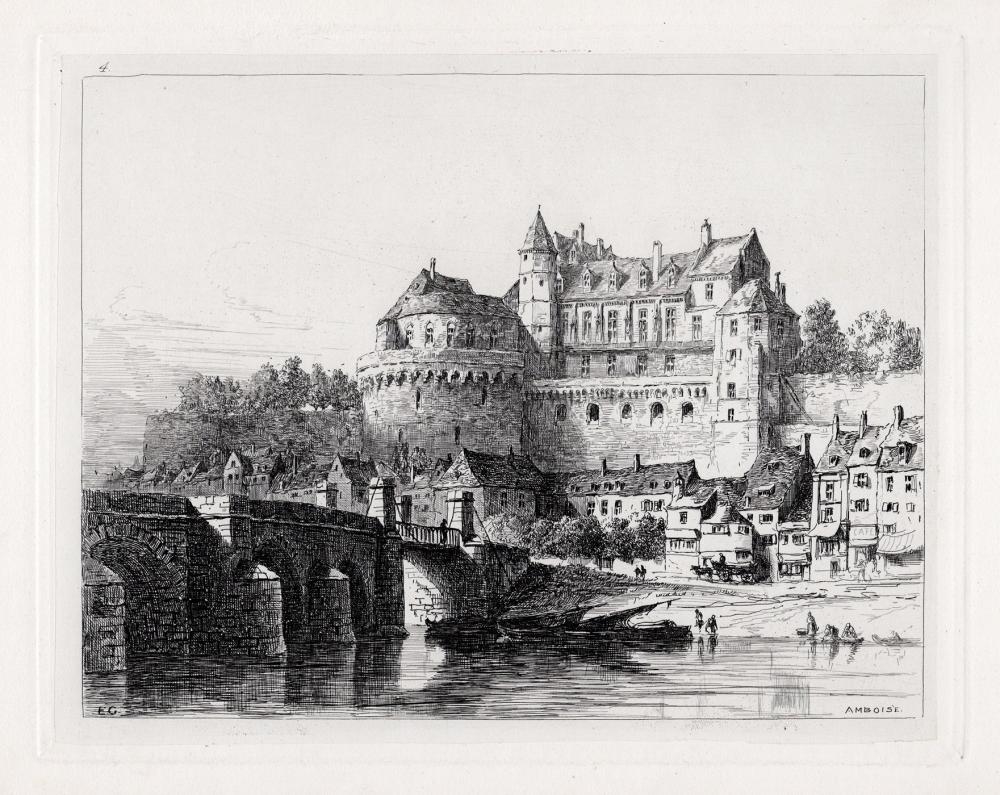 Ernest George | 1875 Sir Ernest George Amboise etching signed (1875 ...