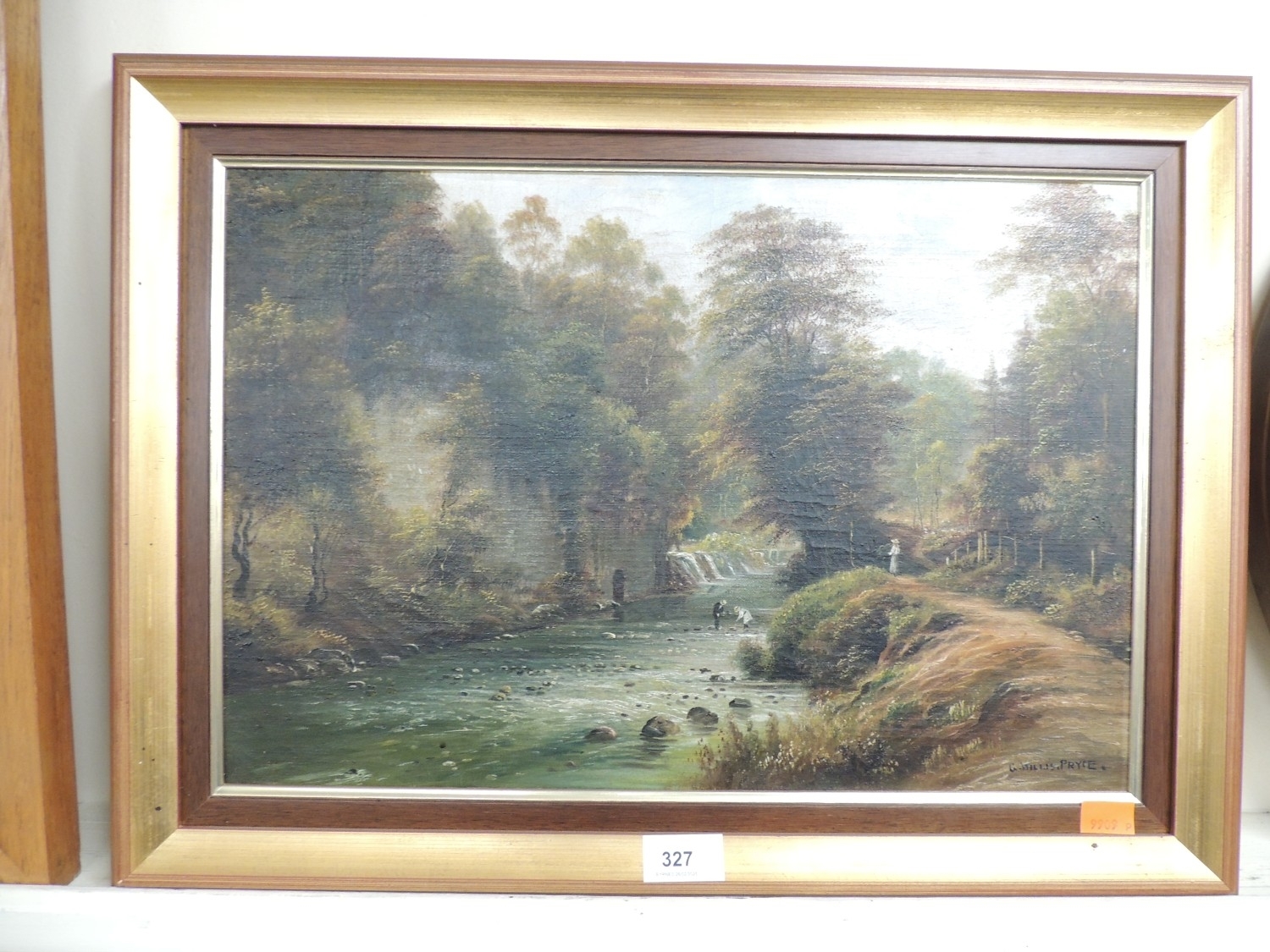 George Willis-Pryce | Children playing at a stream | MutualArt