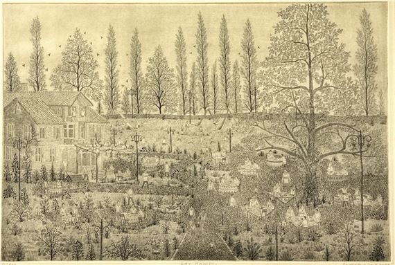 Bayram Gümüş | Çay Bahçesi (2011) | MutualArt