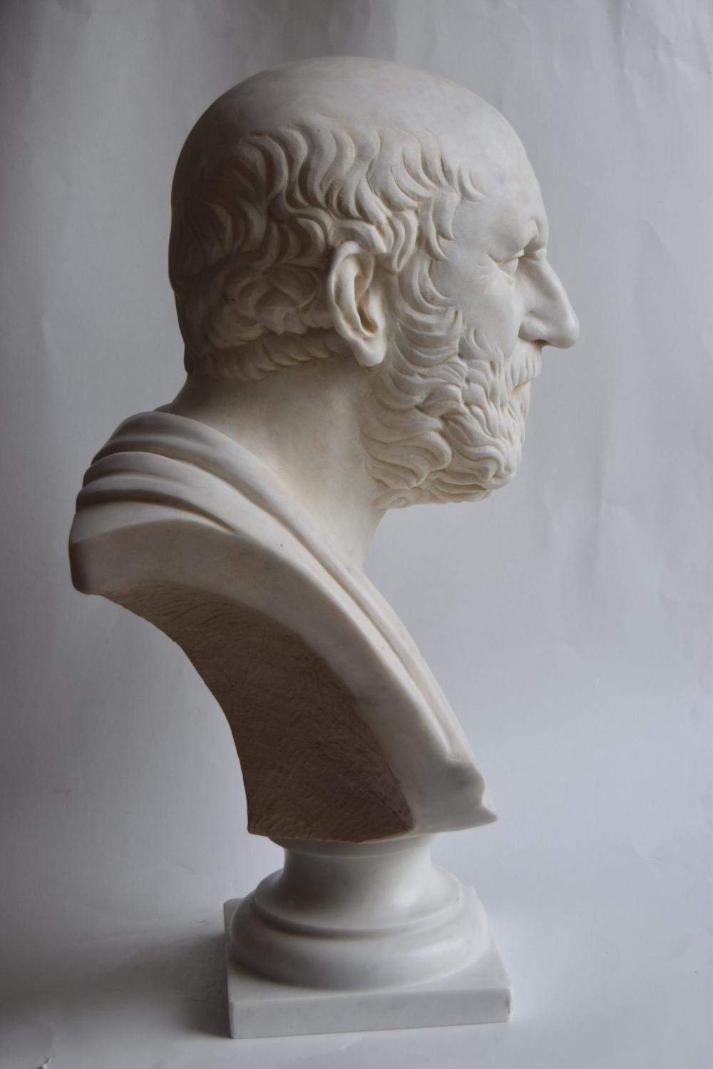 White | Bust of Hippocrates | MutualArt
