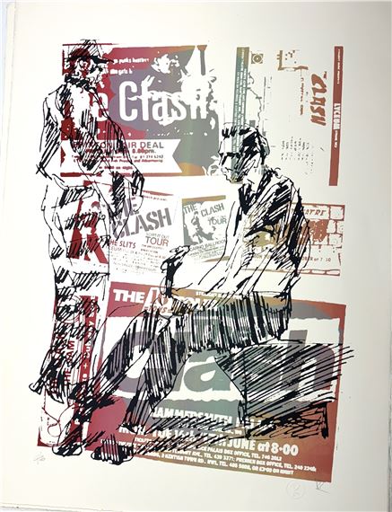 ROBIN ROSS | using The Clash imagery, inspired by the works of Ray ...